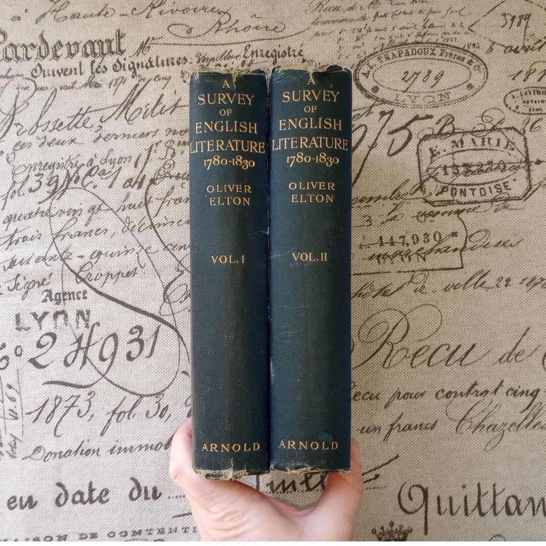 Antique Books: Survey of English Literature 2 Vol Jane Austen Walter ...