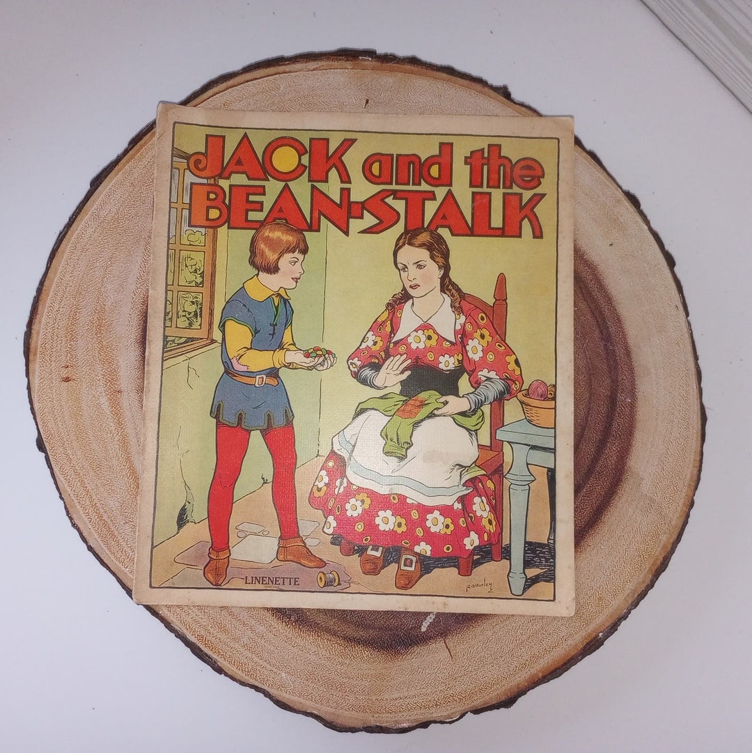 Antique Book: Jack and the Beanstalk Art Nouveau Ephemera for Children Classic Story Book - Etsy