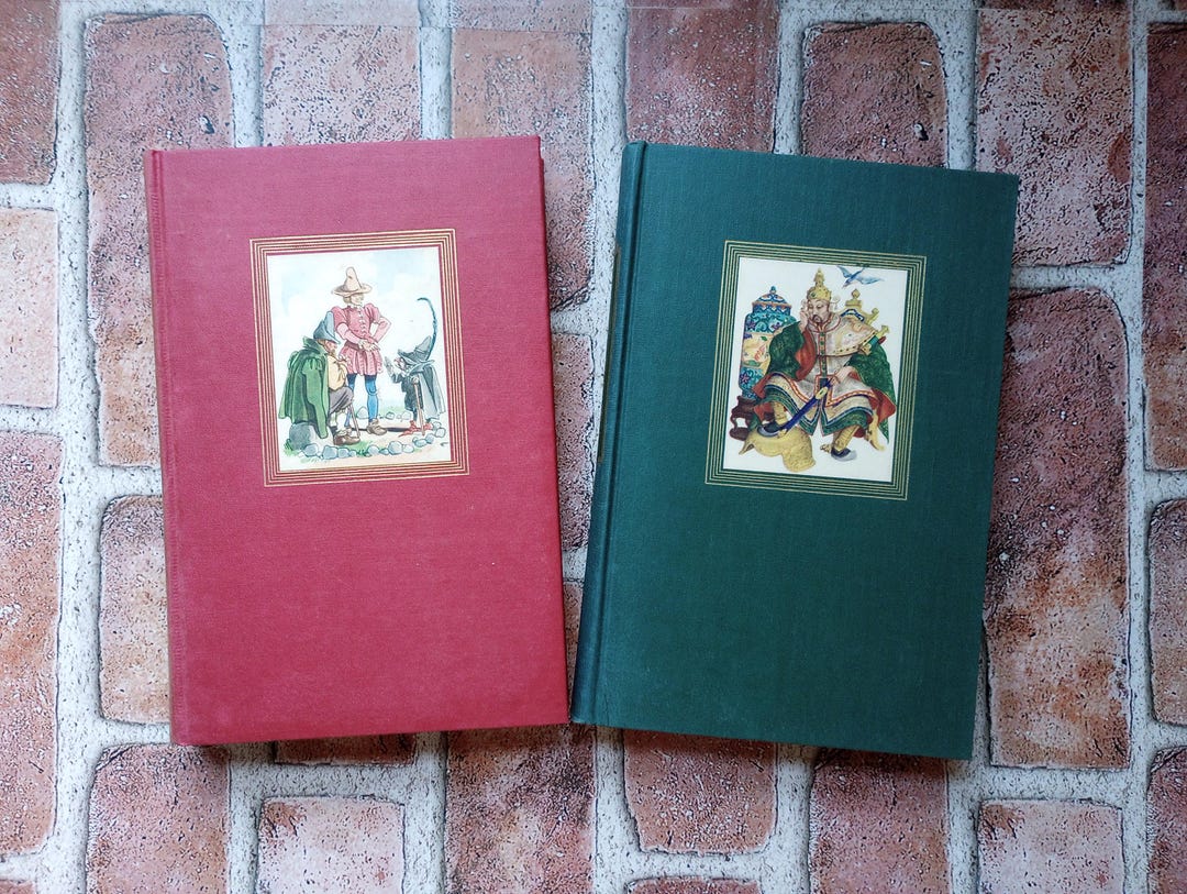 1945 Boxed Set: Andersen's Fairy Tales and Grimm's Fairy Tales in ...