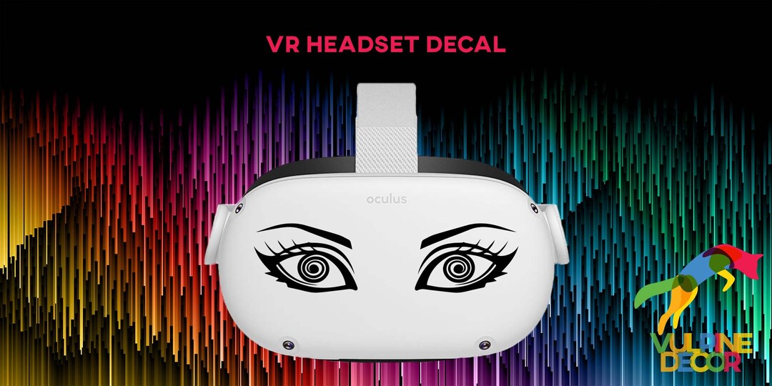 VR Headset Decal: Hypnotized Eyes - Etsy