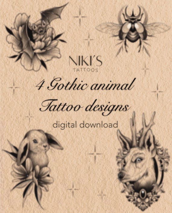 Small gothic tattoo ideas | Orangetattooshop.com