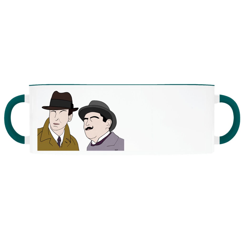 Hercule Poirot and Captain Hastings Accent Mug - Etsy