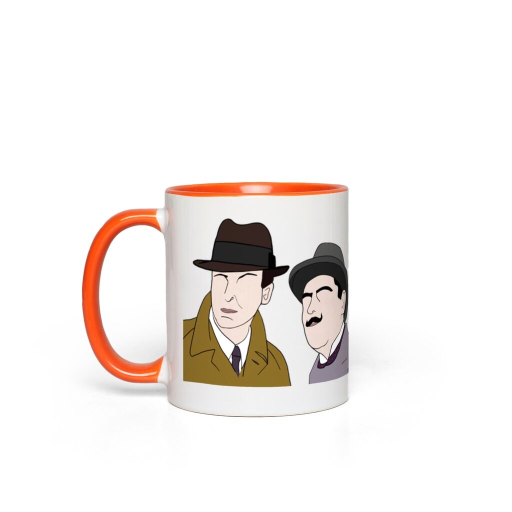 Hercule Poirot and Captain Hastings Accent Mug - Etsy