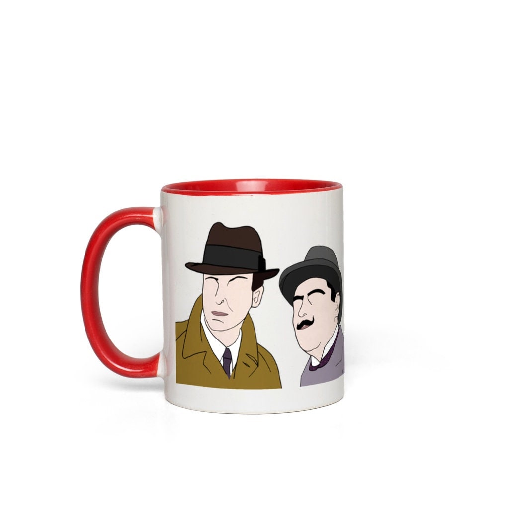 Hercule Poirot and Captain Hastings Accent Mug - Etsy