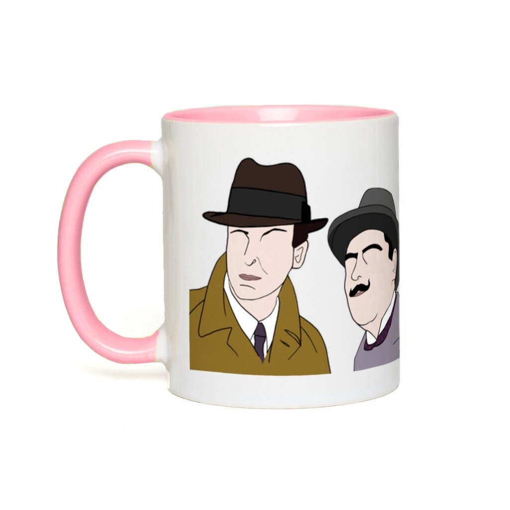 Hercule Poirot and Captain Hastings Accent Mug - Etsy