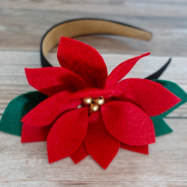 Felt Poinsettia - Etsy