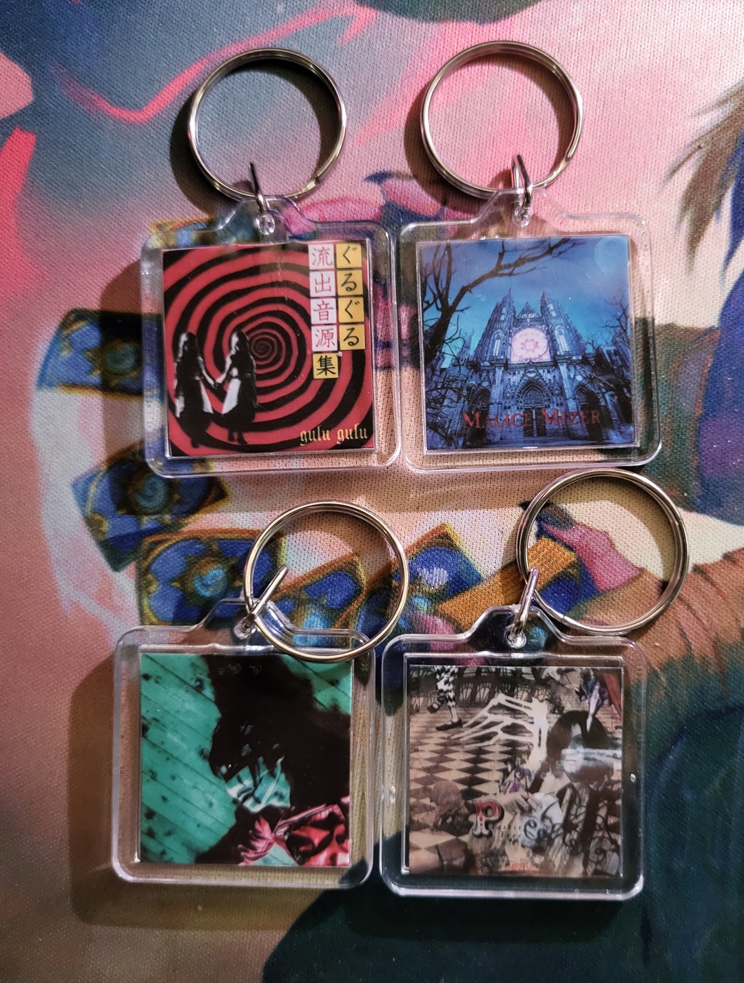 Custom Vkei/visual Kei (and Jmetal!) Album Keychains - Etsy