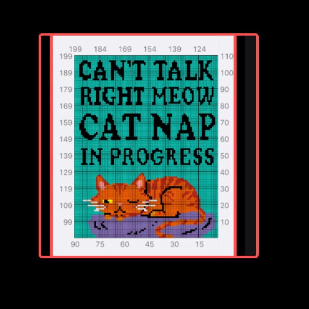 Cat Nap Blanket C2C Pattern C2C Graphgan Pattern / C2C Graphs / C2C ...