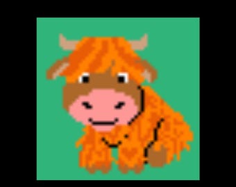 Cow C2c Baby Blanket Crochet Pattern C2C Graphgan Pattern / C2C Graphs ...