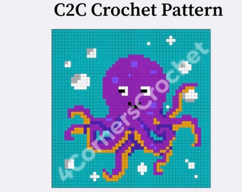 Highland Cow C2C Crochet Pattern C2C Graphgan Pattern / C2C Graphs ...