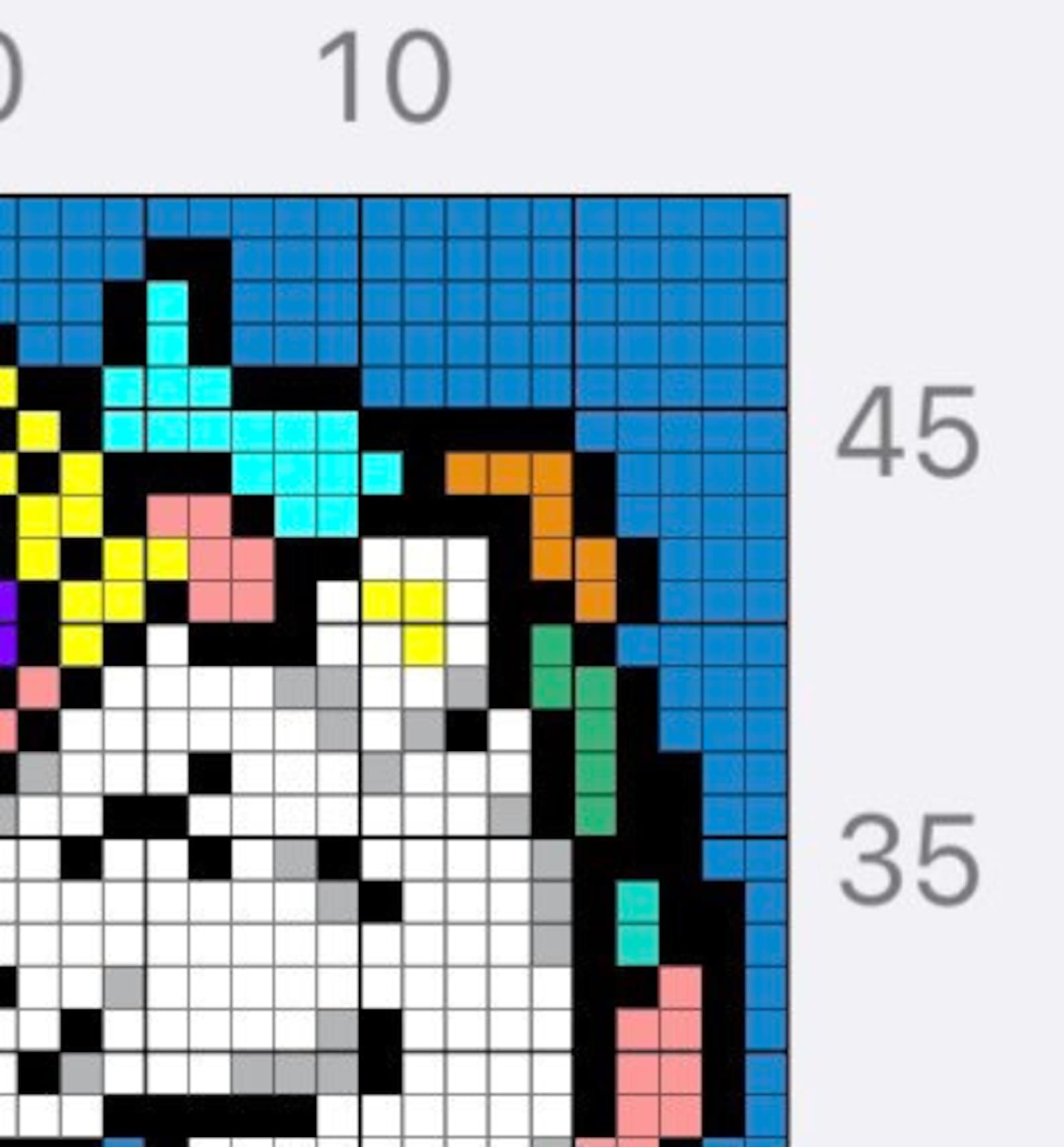 Unicorn Blanket C2C Crochet Pattern C2C Graphgan Pattern / C2C Graphs ...