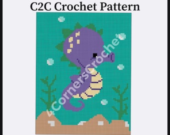 Highland Cow C2C Crochet Pattern C2C Graphgan Pattern / C2C Graphs ...