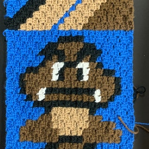 Goomba Scarf C2C Crochet Pattern - Etsy