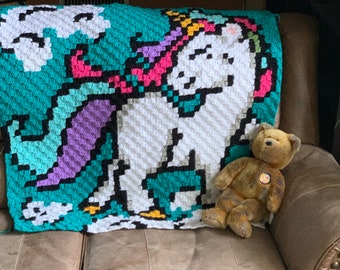 Cow C2c Baby Blanket Crochet Pattern C2C Graphgan Pattern / C2C Graphs ...