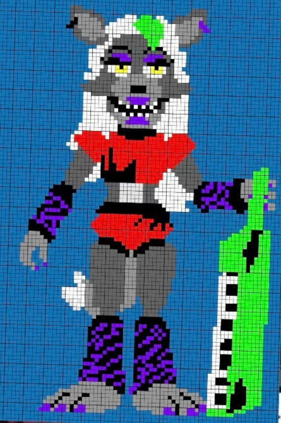 Roxanne Wolf Blanket C2C Crochet Pattern | Etsy