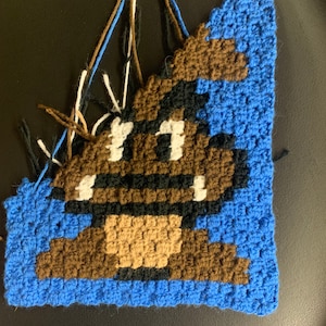 Goomba Scarf C2C Crochet Pattern - Etsy