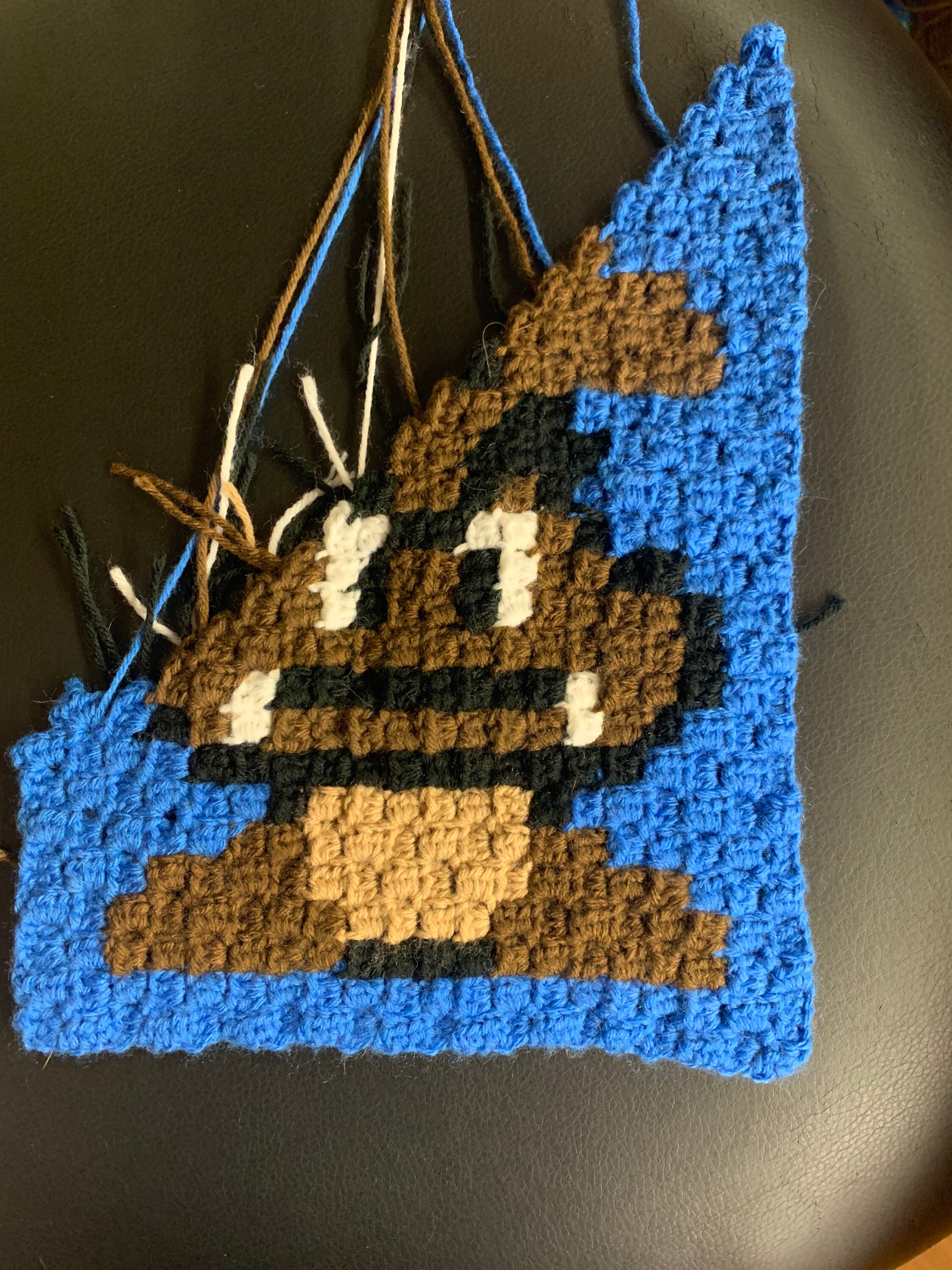 Goomba Scarf C2C Crochet Pattern - Etsy