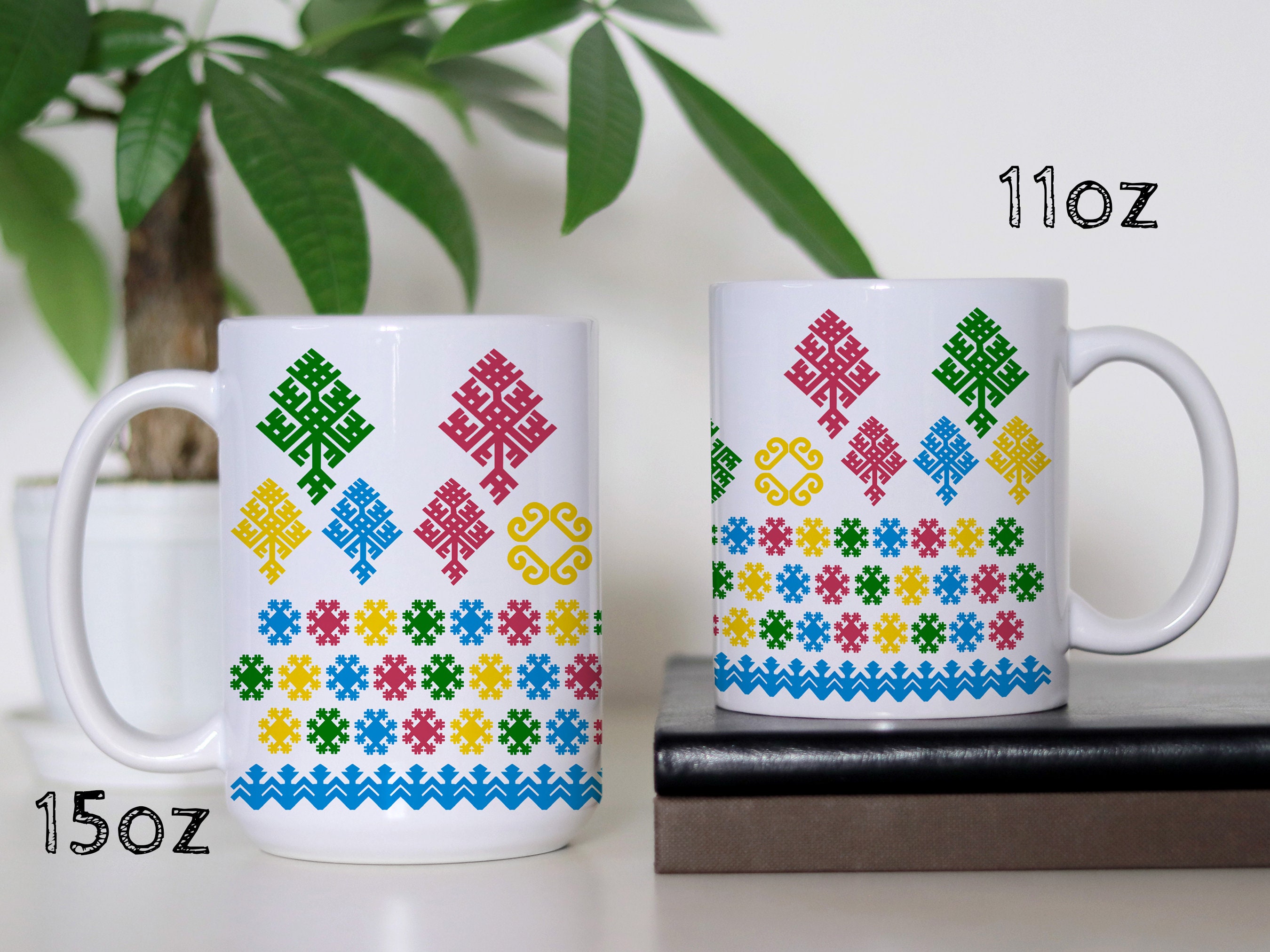 Iu Mien Embroidery Design | Yellow Red Blue and Green | 11oz 15oz ...