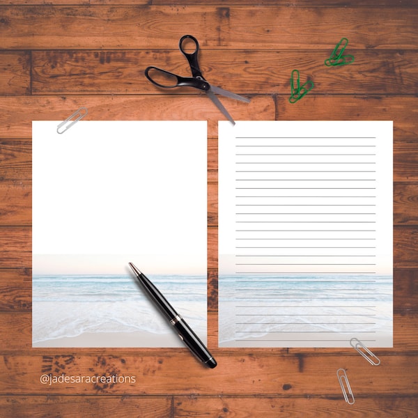 Lined Paper - Etsy
