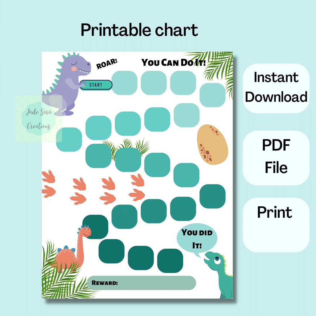 Reward Chart, Chore Chart, Checklist for Kids, Responsibility Chart ...