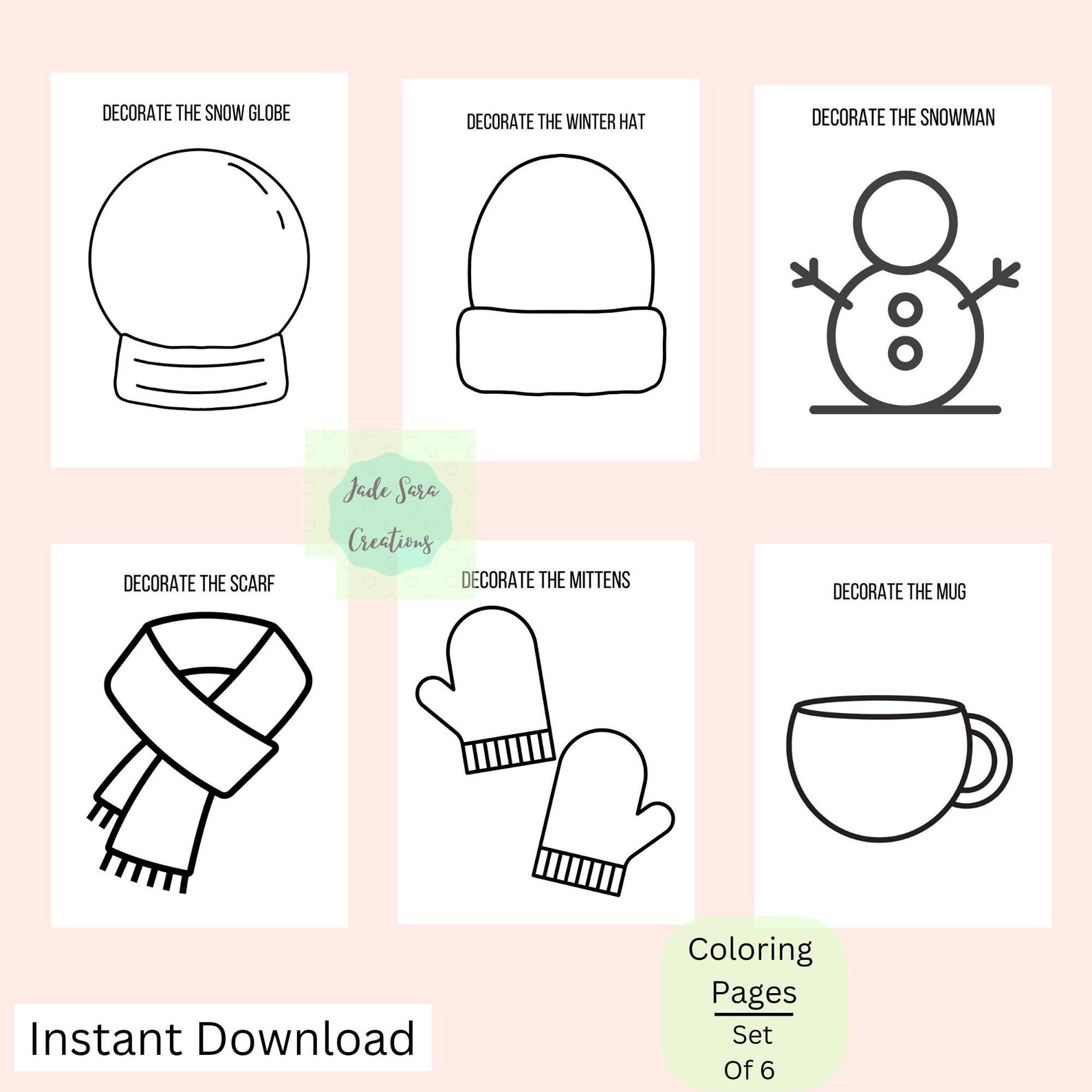 Kids Coloring Pages, Winter Coloring Pages, Activities for Children ...