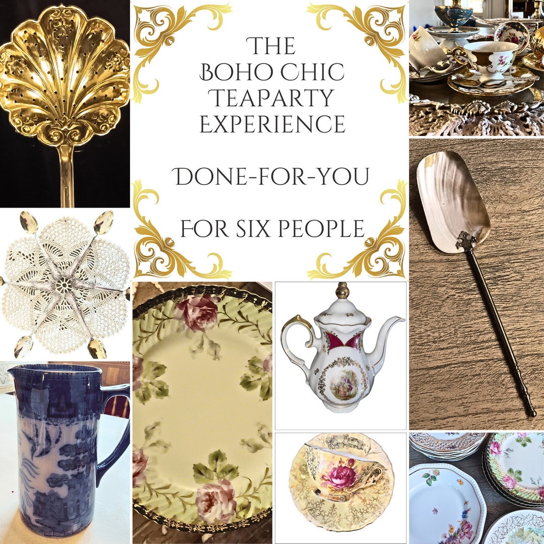 The Done-for-you Boho Chic Tea Party Experience Invest in Eco Friendly ...
