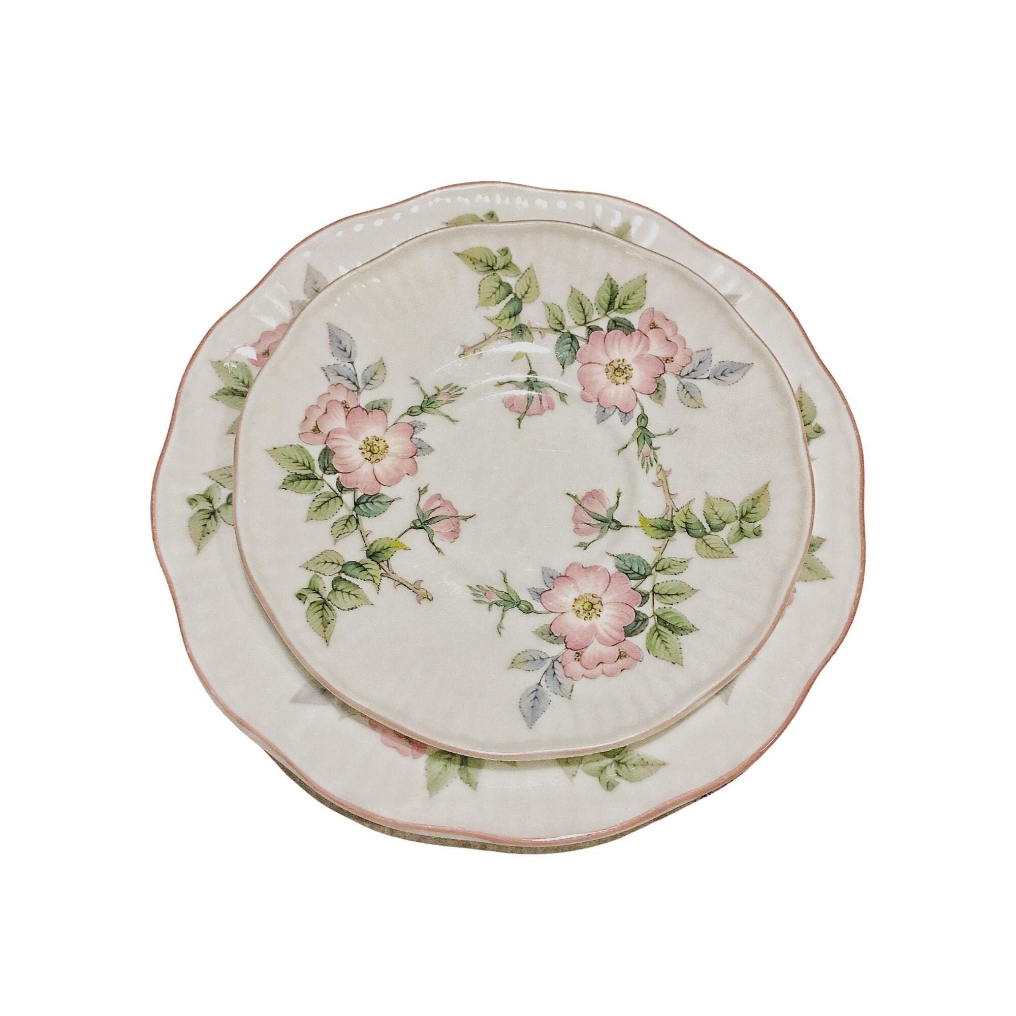 Fabulous Flared & Fluted Queen's Rosina China Tea Trio - Etsy Polska