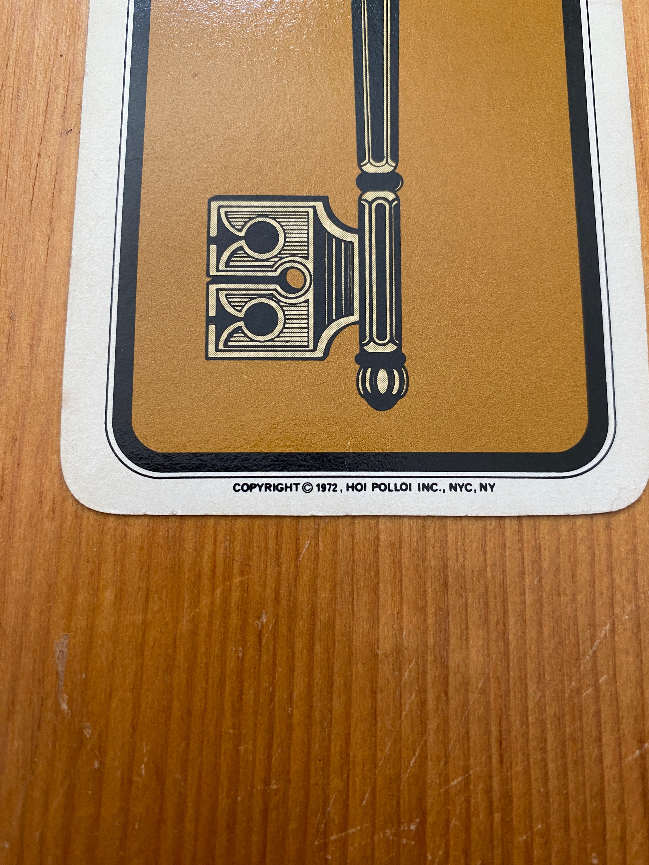 Vintage Hoi Polloi Tarot Card 1972 Four of Pentacles Single Card - Etsy