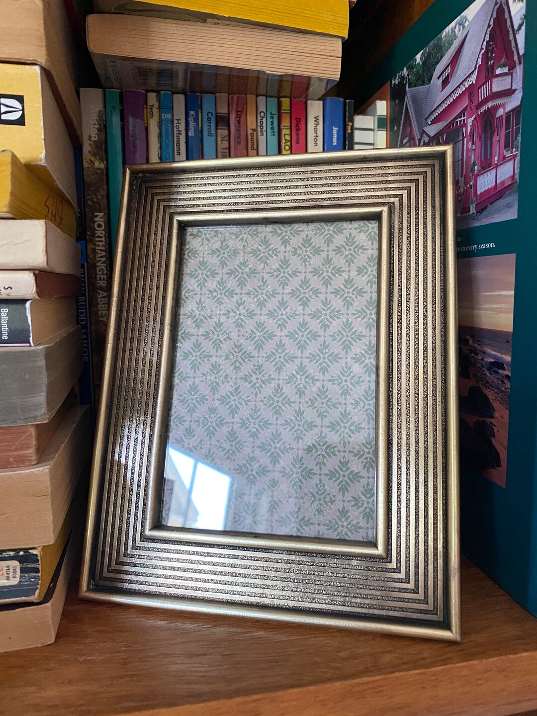 Vintage Distressed Metal Frame - Rectangular Picture Frame - Graduation ...