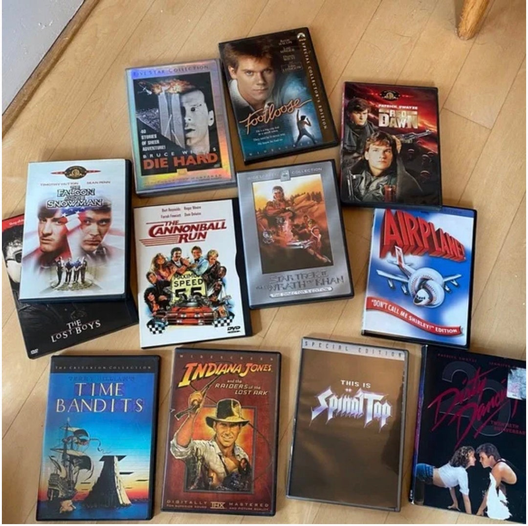 1980s Movie Dream Lot - 12 Dvds - Film Classics - Dirty Dancing ...