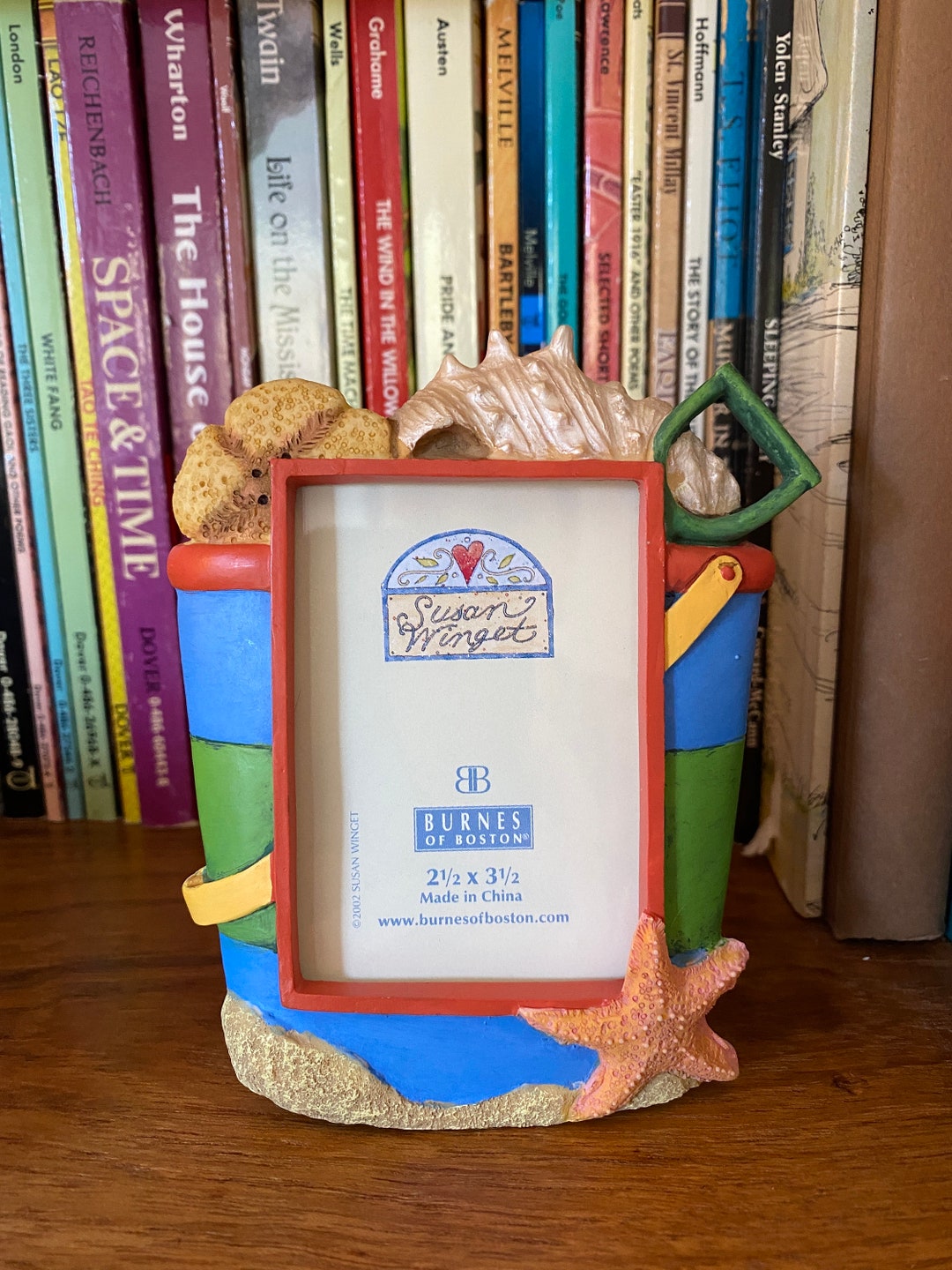 Vintage Susan Winget Beach Pail Picture Frame - 2002 Burnes of Boston ...