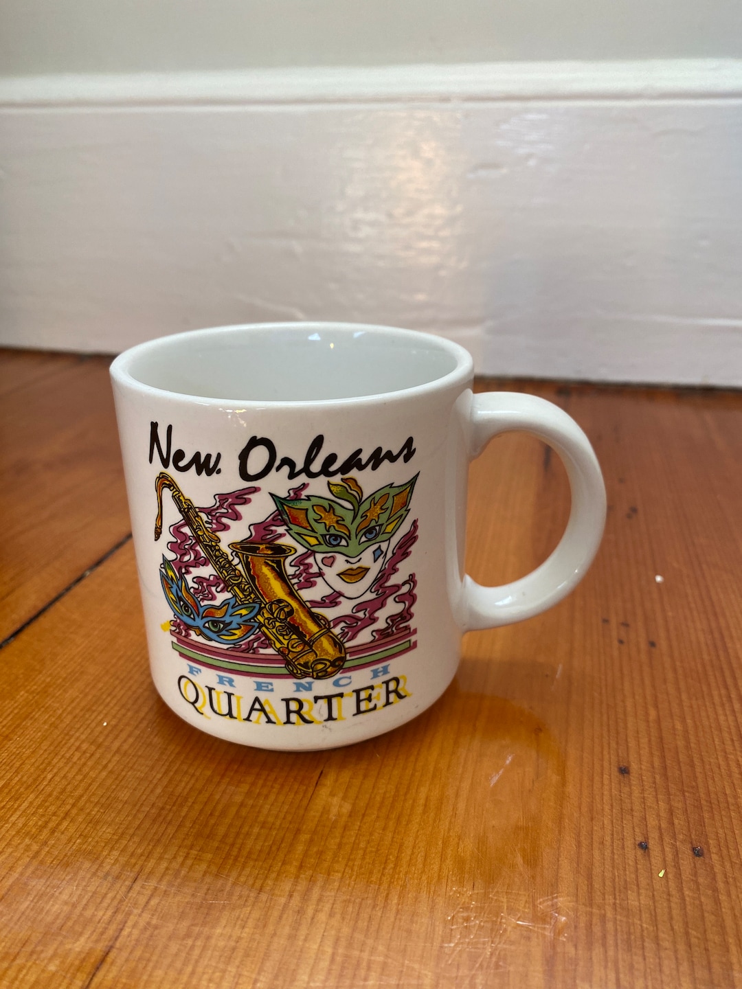 Vintage New Orleans French Quarter Ceramic Mug Travel Souvenir Made in ...
