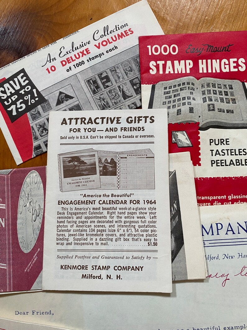 Vintage Postage Stamp Ephemera Collage Supplies Stamp Collecting ...