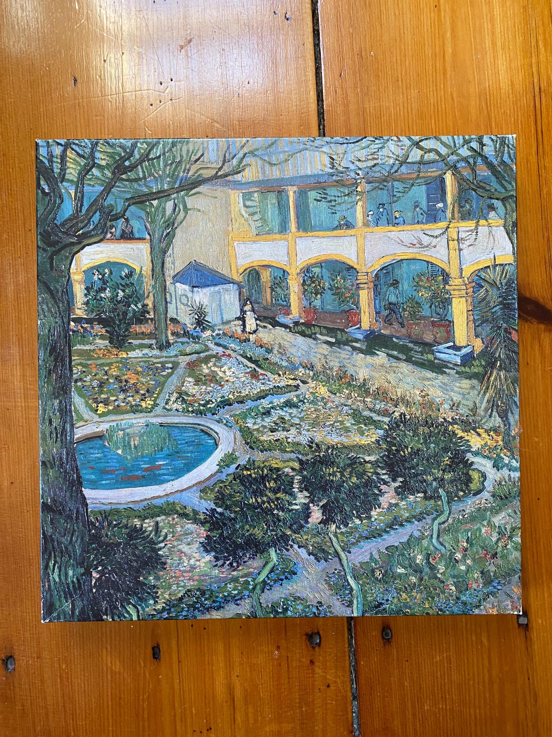 Van Gogh's the Courtyard of the Hospital at Arles Jigsaw Puzzle ...