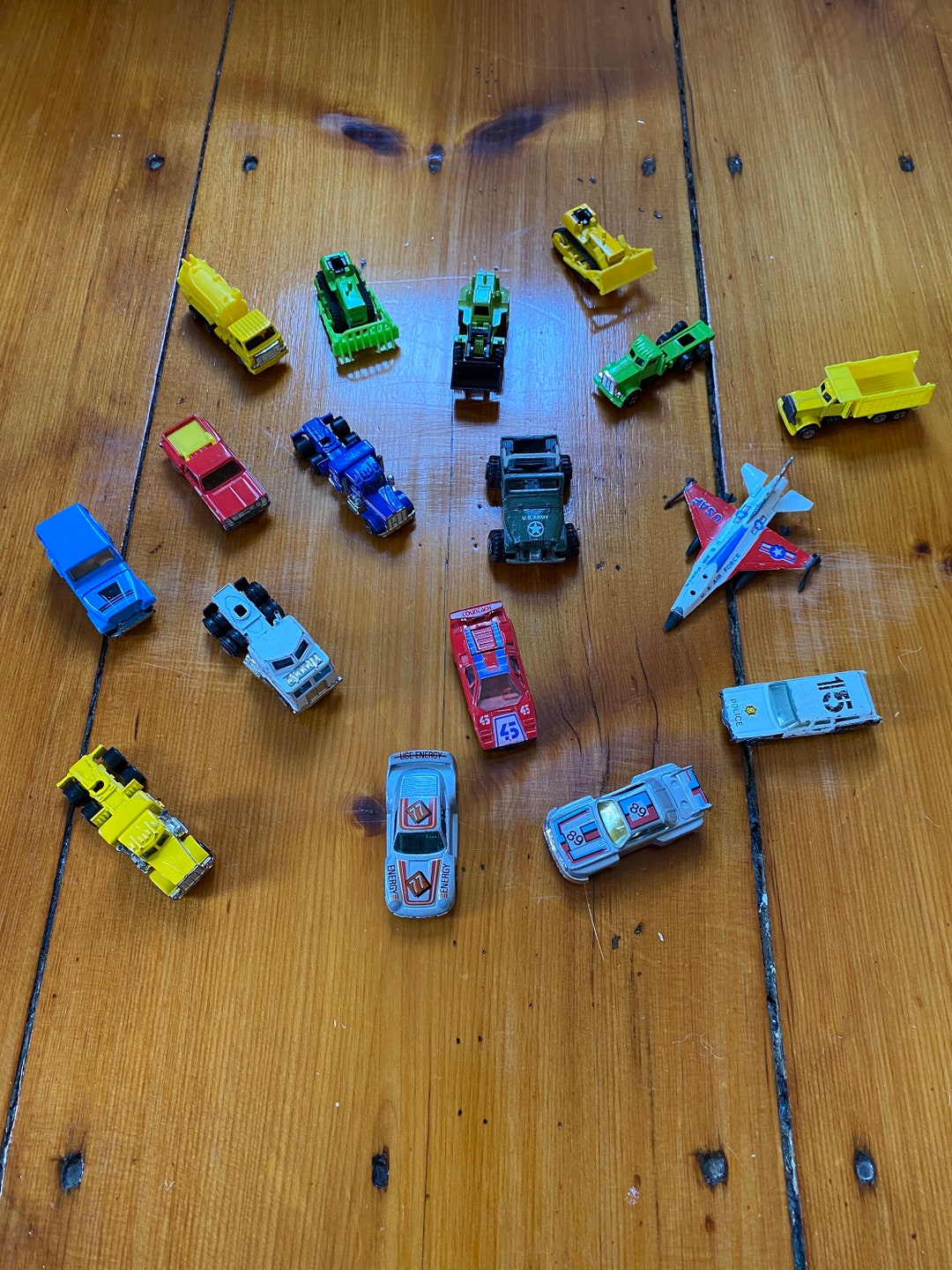 Vintage Toy Cars - 1980s Toy Cars and Trucks - Lot of 15 Vintage Toy ...