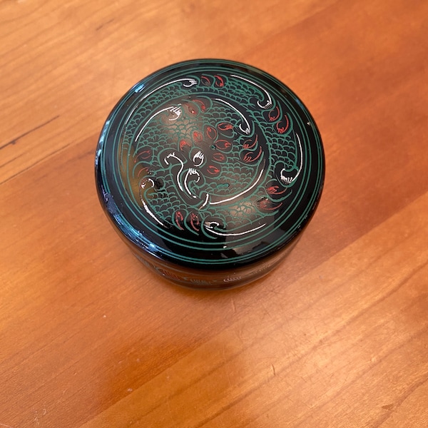 Lacquer Trinket Box - Etsy