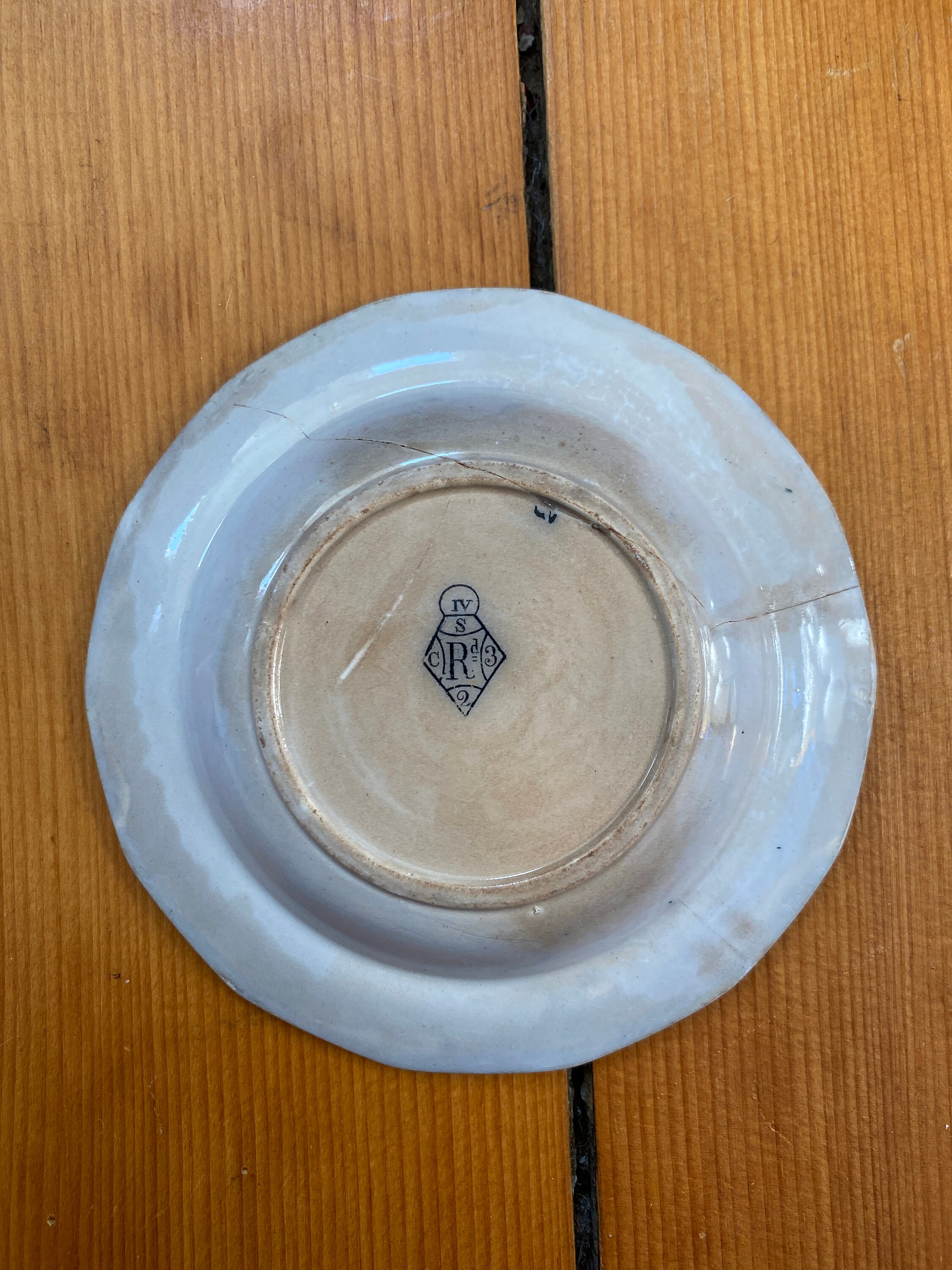 Antique Blue and White China Dish 5 Inch Dish Victorian China Saucer ...