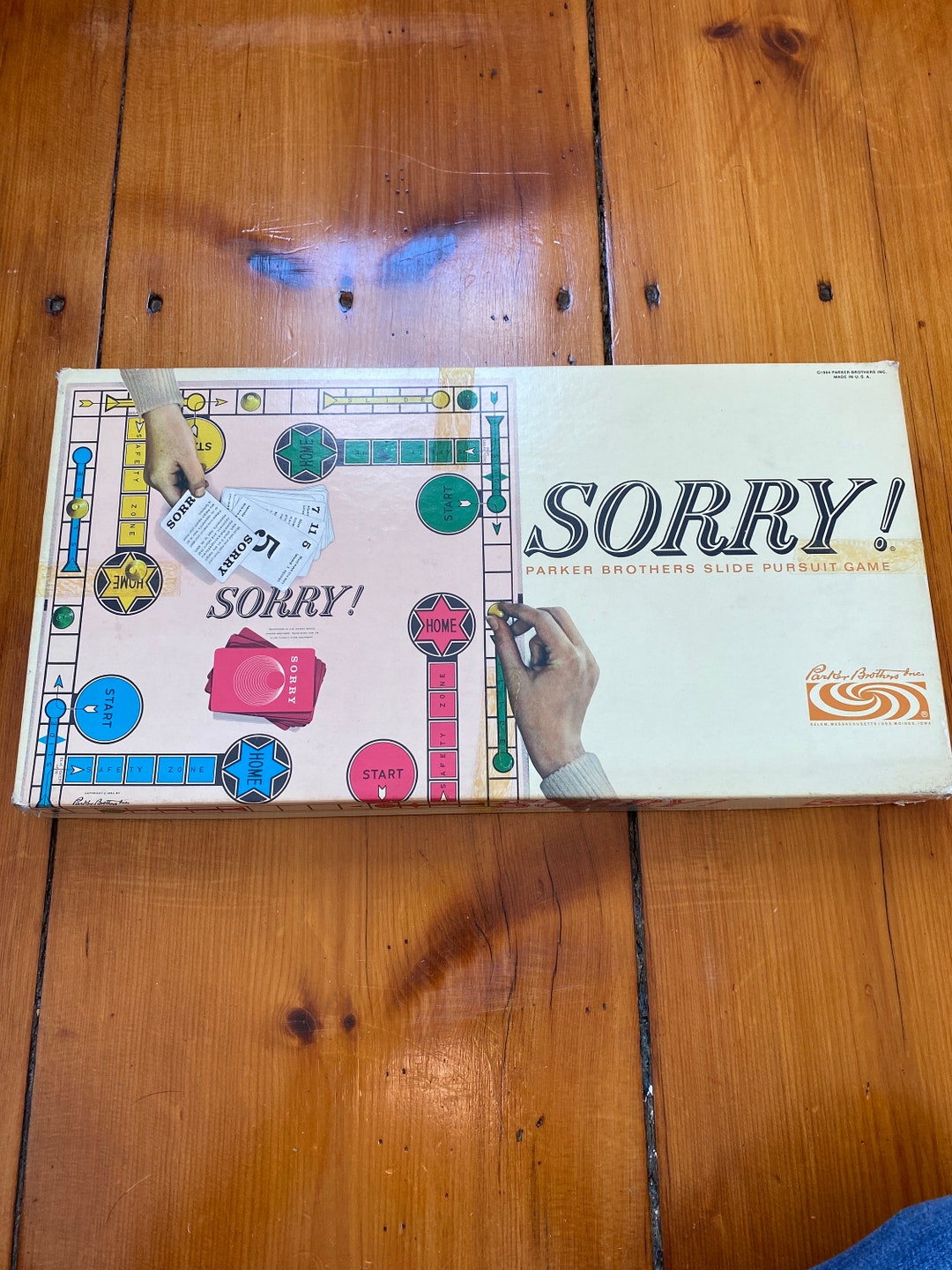 Vintage Sorry Board Game 1964 Complete Game - Etsy