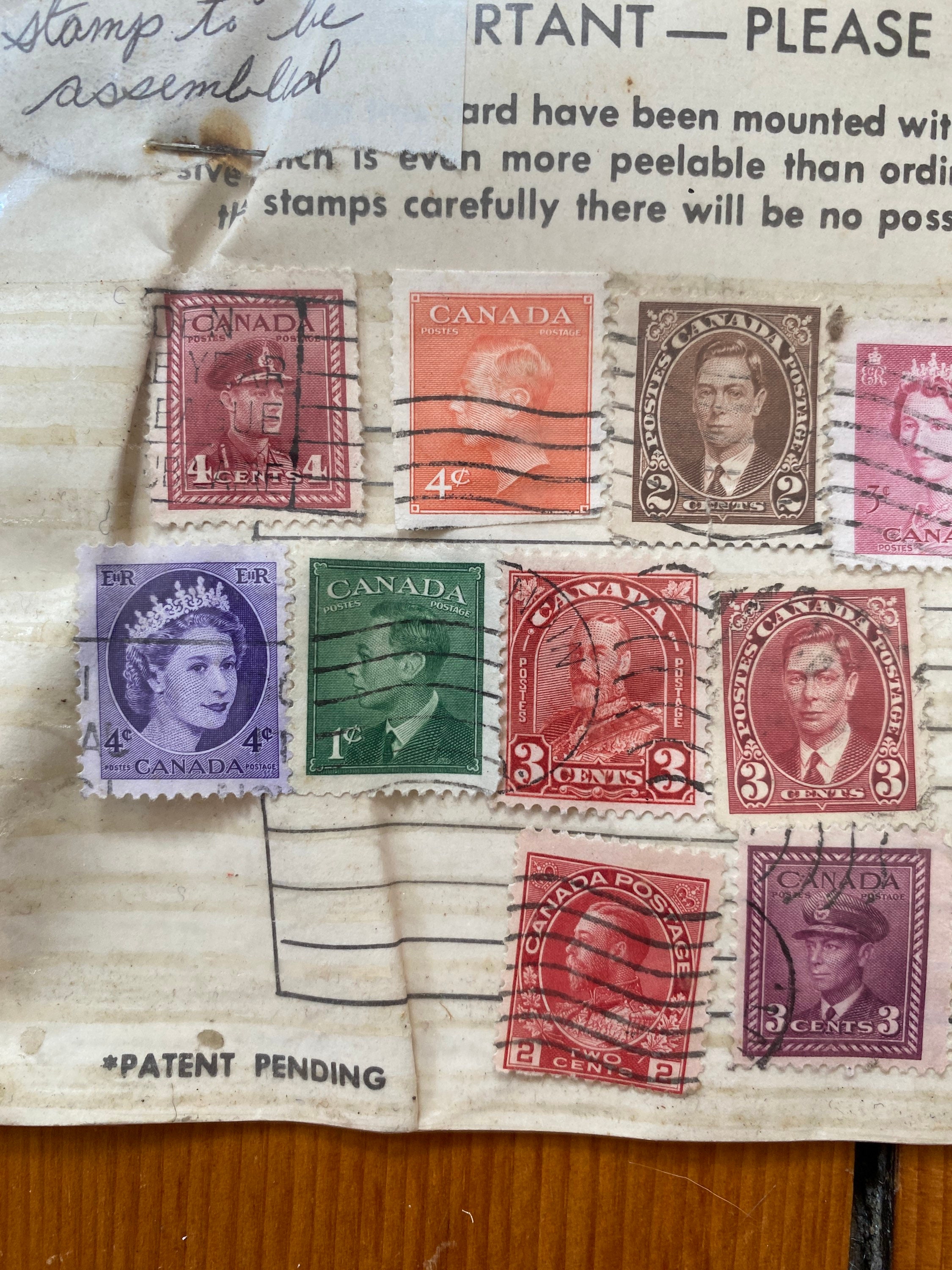 Vintage Postage Stamp Collection - Over 1000 Stamps - 20th Century ...