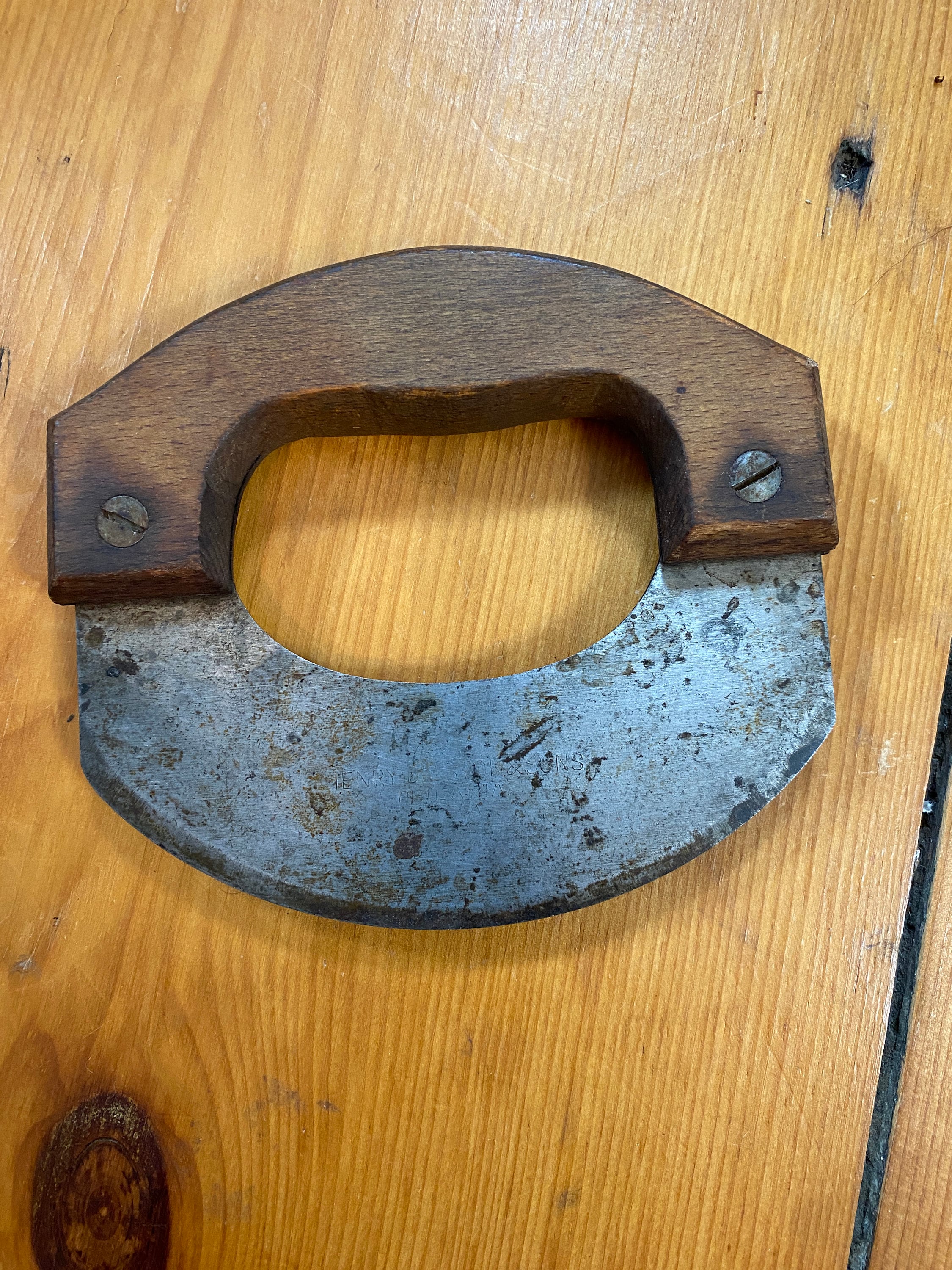 Antique Henry Disston and Sons Wood and Steel Food Chopper Vintage Home ...