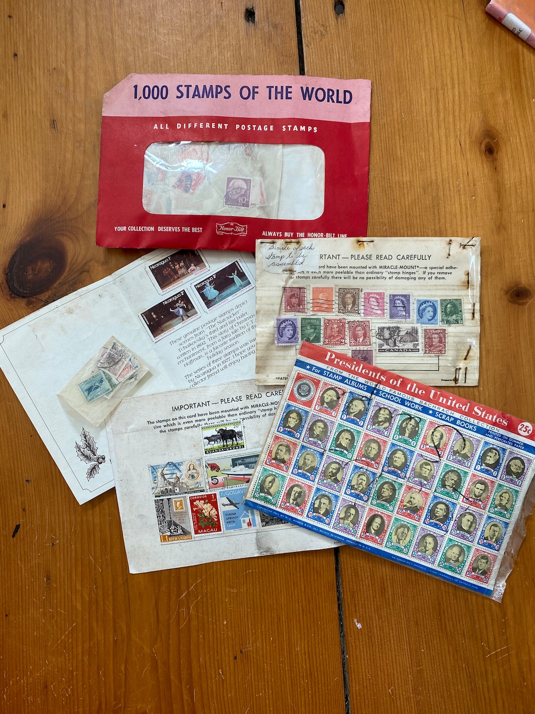 Vintage Postage Stamp Collection - Over 1000 Stamps - 20th Century ...