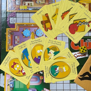 The Simpsons Clue by Parker Brothers 2000 - Classic Detective Game With ...