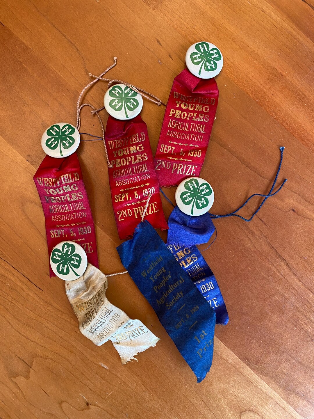 Vintage 4H Ribbons - 1920s - 1930s Americana - Agricultural Ephemera - Etsy