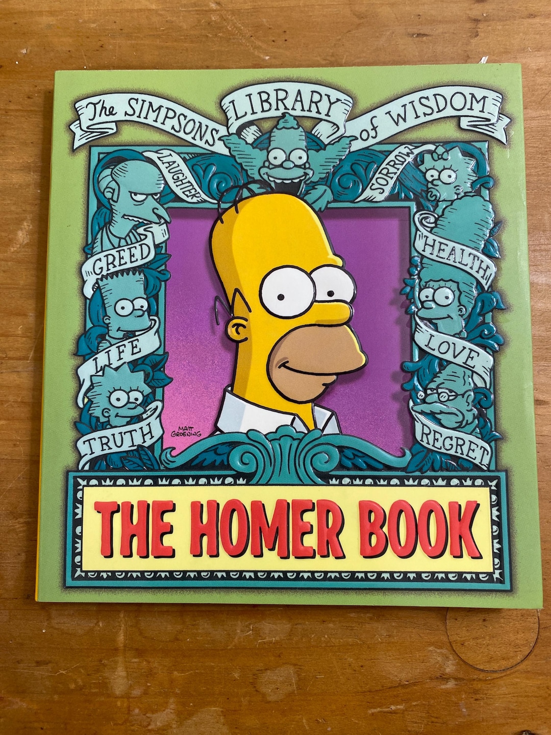 The Simpsons Library of Wisdom - the Homer Book - 2004 Harper Perennial ...