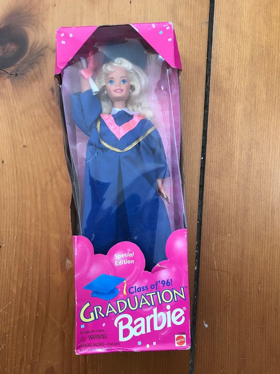 Graduation Barbie Doll Class of 96 NIB 1990s Toys Genx - Etsy