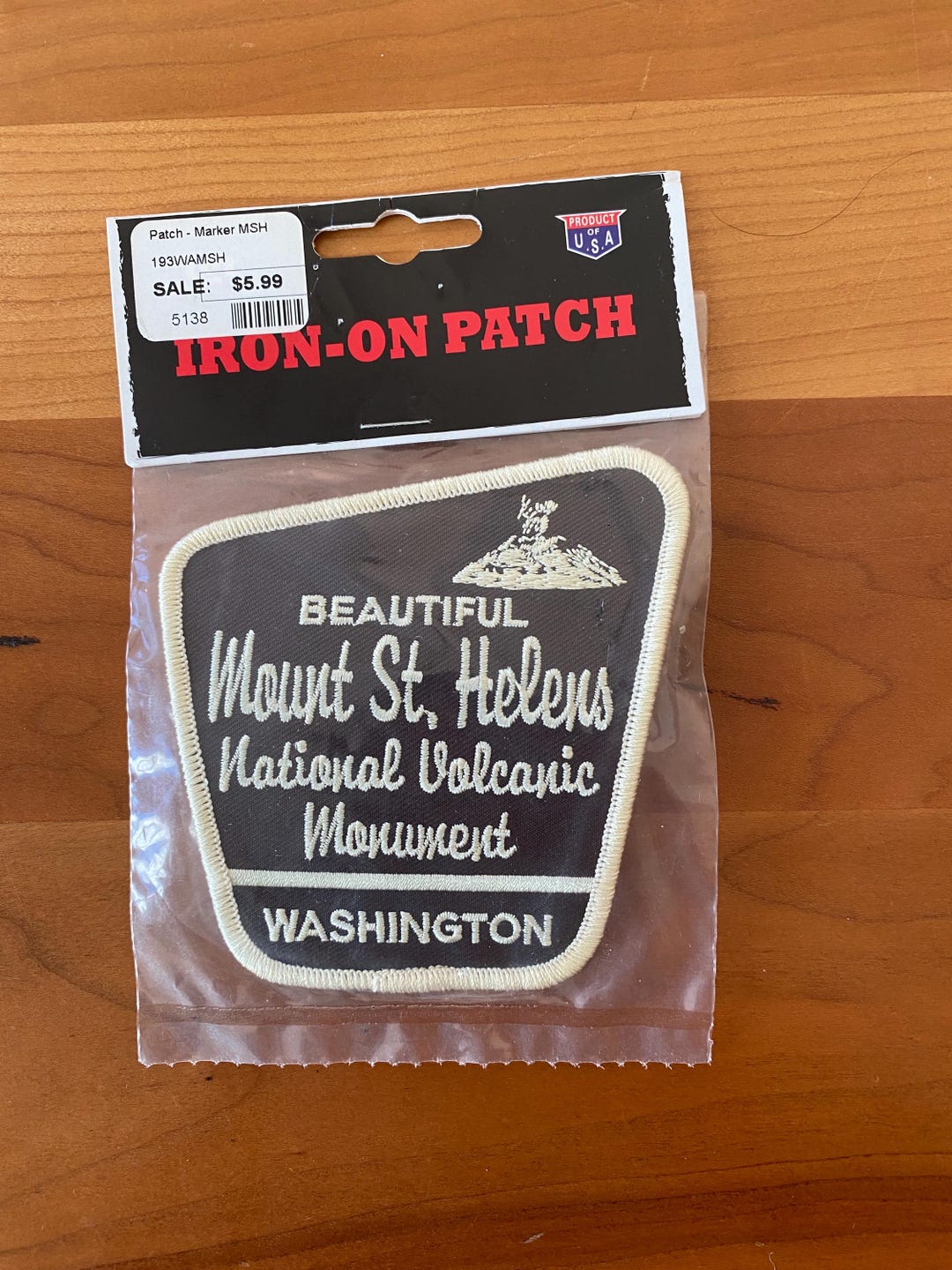 Vintage Mount Saint Helens National Monument Iron-on Embroidered Patch ...