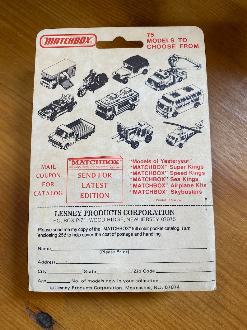 Matchbox Superfast No 11 Car Transporter, Mint Condition in Original ...