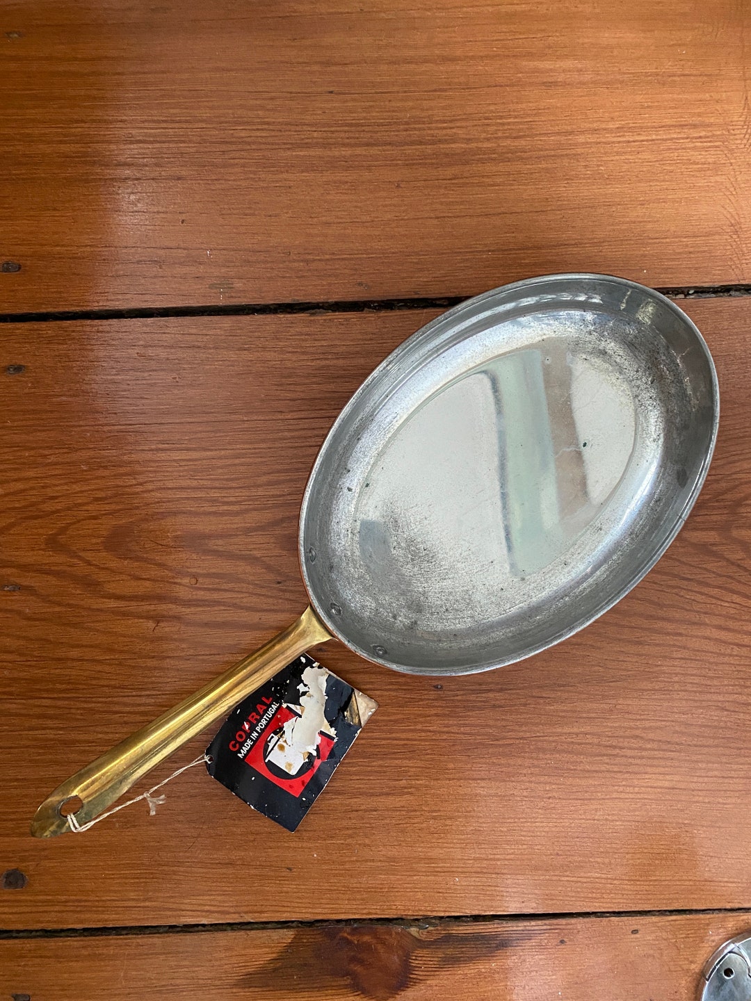 Vintage Copral Copper Fry Pan - Made in Portugal - Deadstock Cookware ...