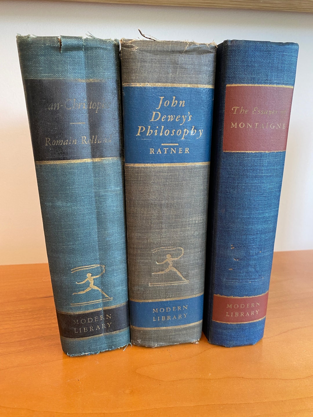 Vintage Book Set - Three Large Modern Library Books - Books for ...