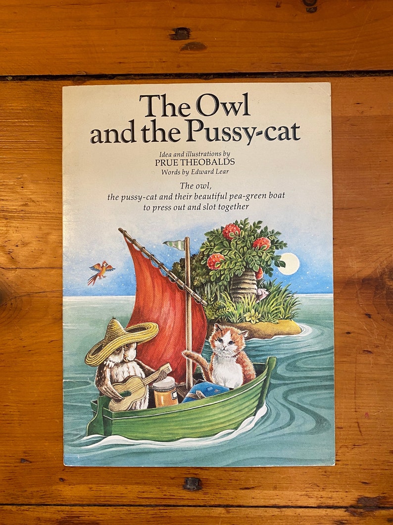 The Owl and the Pussy-cat Words by Edward Lear Ideas and - Etsy